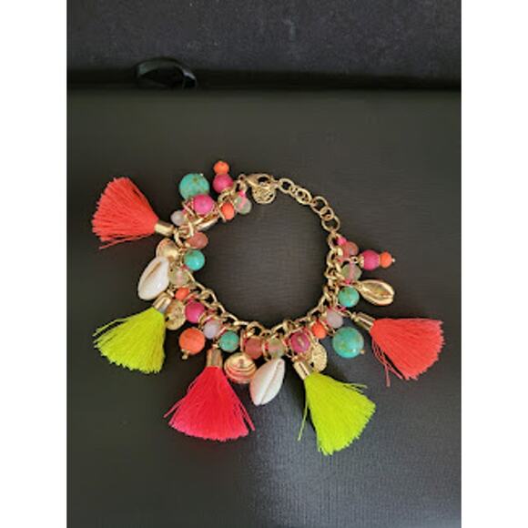 Lilly Pulitzer | Jewelry | Lilly Pulitzer Boho Beach Resort Tassel Gold ...